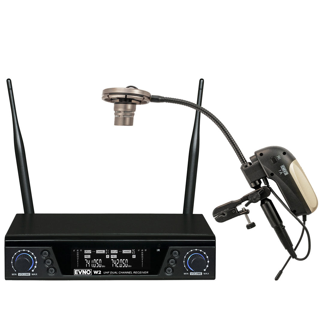 Evno SX-W2 Dual Wireless Saxophone Microphone System – Evno Microphone ...